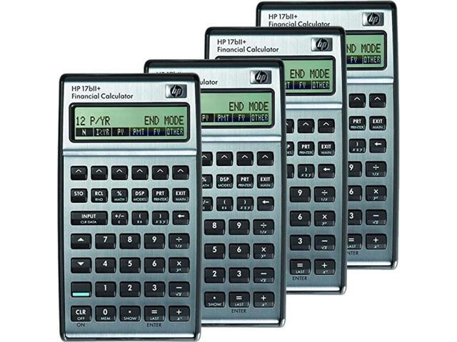Click here for 4x HP 17bII+ Financial Calculator 22-Digit LCD F22... prices