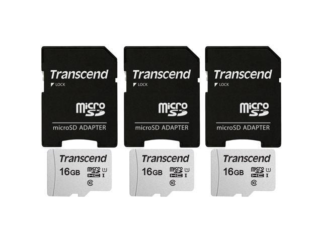 Click here for 3 Packs Transcend 16GB MicroSD 300s 95MB/s Class 1... prices