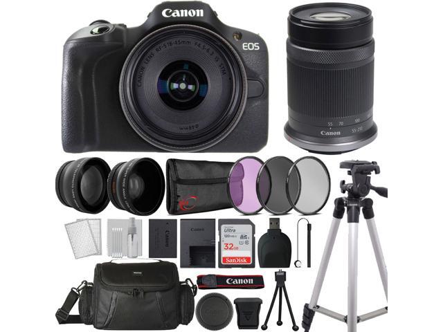 Click here for Canon EOS R100 Mirrorless Camera Black with RF-S 1... prices