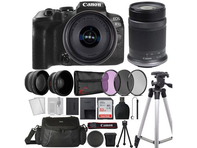 Click here for Canon EOS R10 Mirrorless Camera Black with RF-S 18... prices