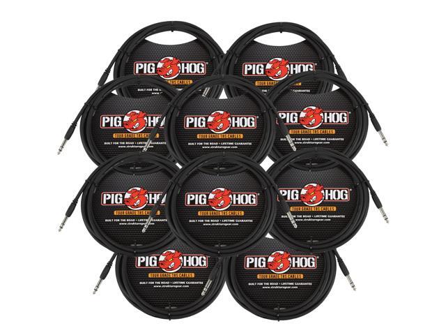 Click here for PigHog Cables 10ft 1/4 TRS - 1/4 TRS Cable - 10 Un... prices