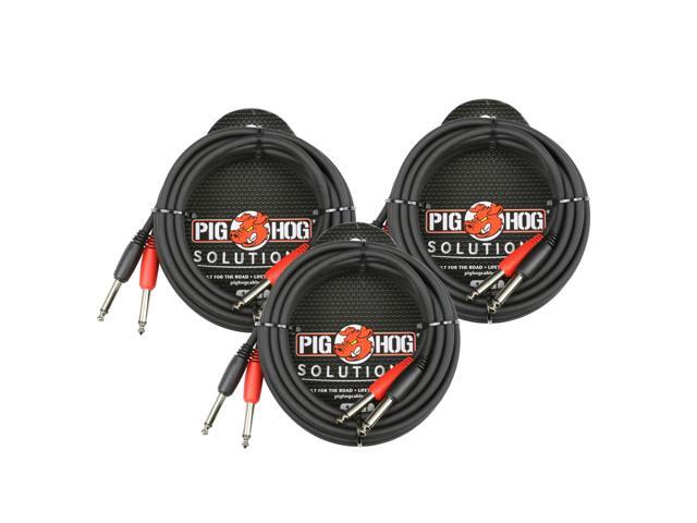 Click here for Pig Hog Dual 1/4 Mono (Male) Cable  10 ft PD-21410... prices
