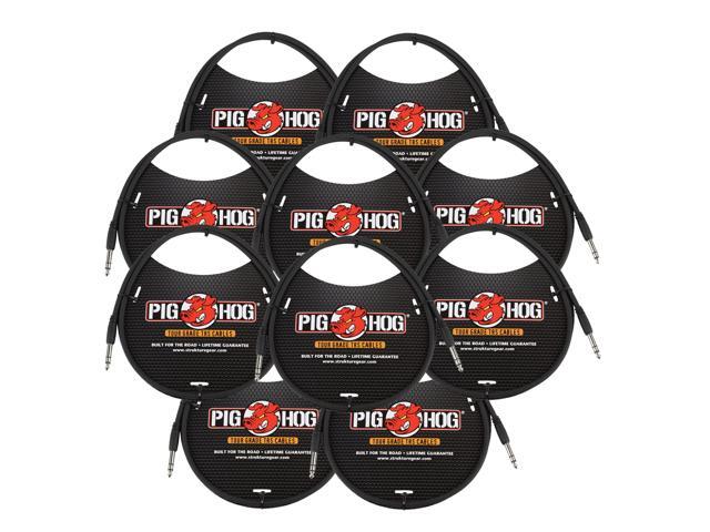 Click here for Pig Hog 3ft 1/4 TRS - 1/4 TRS Cable - 10 Units prices