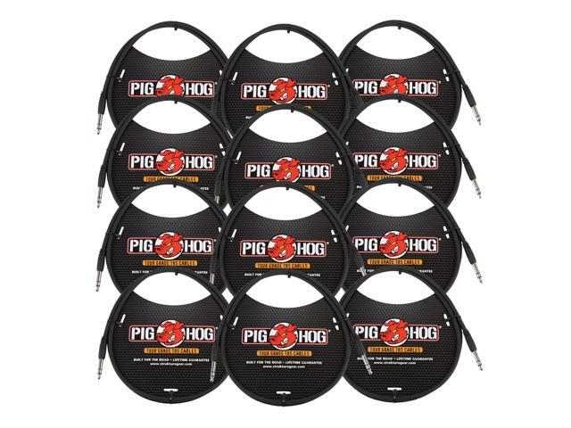 Click here for Pig Hog 3ft 1/4 TRS - 1/4 TRS Cable - 12 Units prices