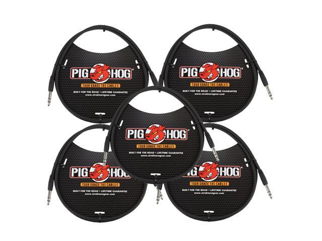 Click here for Pig Hog 3ft 1/4 TRS - 1/4 TRS Cable - 5 Units prices
