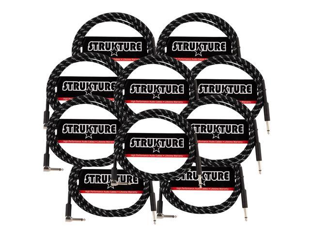Click here for Strukture Instrument Cable 10ft. Right Angle (Blac... prices