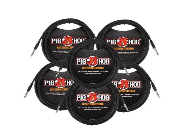 Click here for 6x Pig Hog 10ft 1/4 TRS - 1/4 TRS Cable prices
