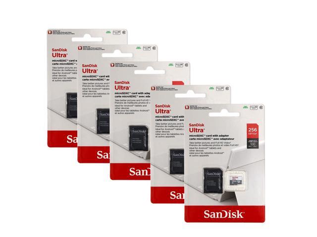 Click here for 5-Pack Sandisk Ultra 256GB 100MB/s Class 10 Micro... prices