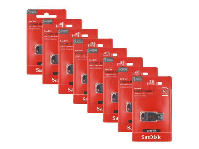 Click here for 8x SanDisk Cruzer Blade USB Flash Drive - 128GB (R... prices