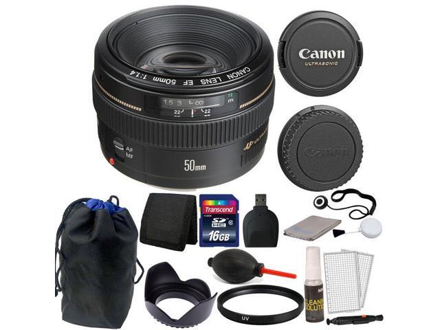 Click here for Canon EF 50mm f/1.4 USM Lens + 58m UV Filter + Tul... prices