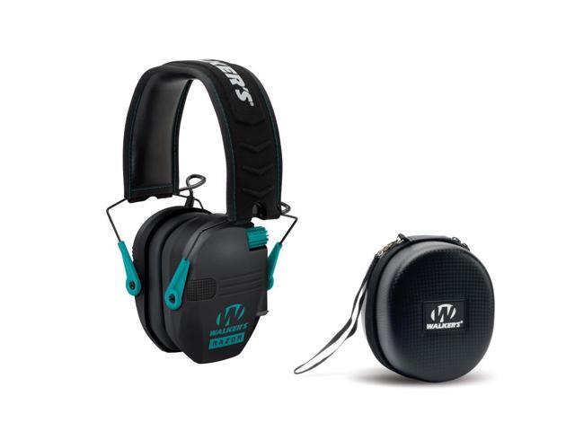 Click here for Walkers Razor Slim Electronic Muff (Black/Teal) wi... prices