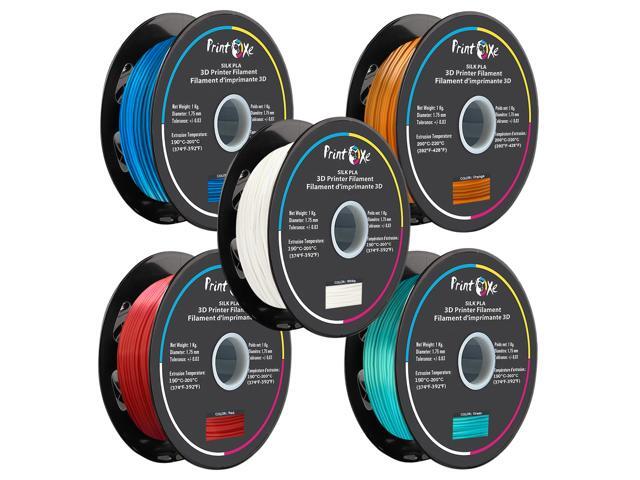 Click here for PrintOxe 3D PLA like SILK Filament 5 Packs of Blue... prices