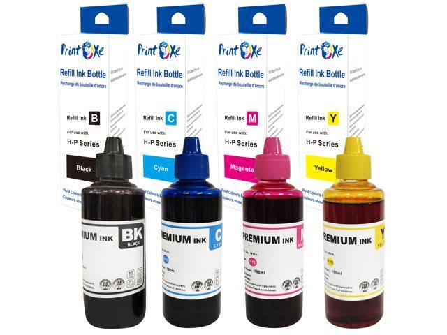 Click here for Universal Ink Refill Set of 4 Bottles for HP & Can... prices