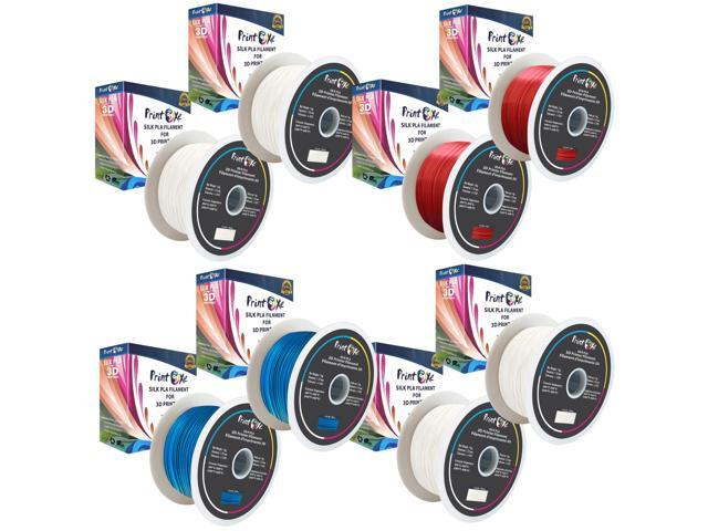 Click here for 3D PLA like SILK Filament 8 Packs 4 White  2 Red... prices