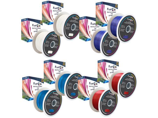 Click here for 3D PLA like SILK Filament 8 Packs 2 White  2 Purpl... prices