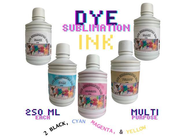 Click here for Sublimation Ink 5 Refill Bottles (Set+Black) Unive... prices