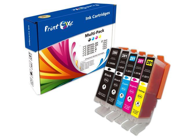 Click here for PGI 280 / CLI 281 XXL Compatible Set of 5 High Yie... prices