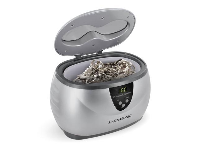 Magnasonic Ultrasonic Cleaner - 20oz Stainless Steel Tank  Digital Timer  5 Cleaning Modes  Ultrasonic Jewelry Cleaner for All Jewelry  Eyeglasses  Wa