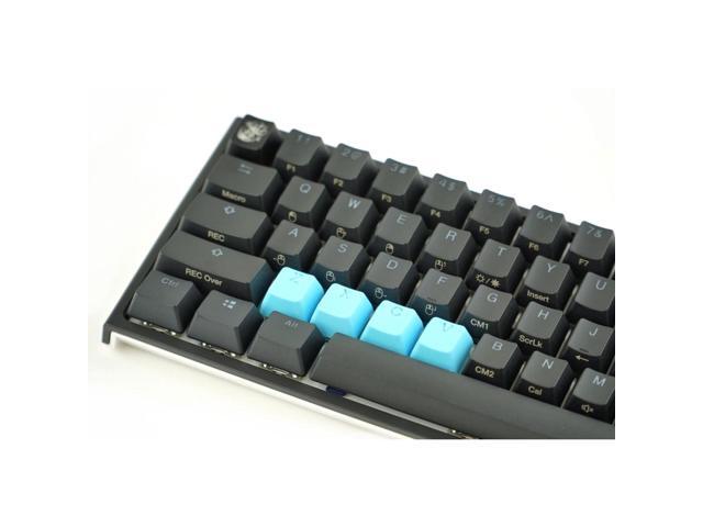 Click here for Rubber Gaming keycaps ZXCV - Neon Blue prices