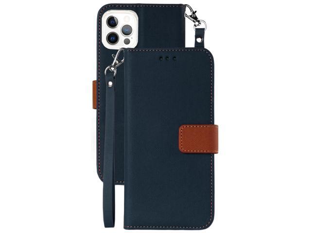 Click here for Navy/Brown Wallet Case Credit Card ID Slot and Lan... prices