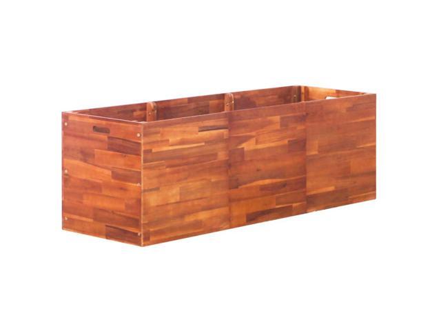 Click here for Garden Raised Bed Acacia Wood 59.1x19.7x19.7 - Bro... prices