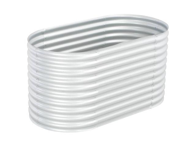 Click here for vidaXL Garden Raised Bed 63x31.5x31.9 Galvanized S... prices