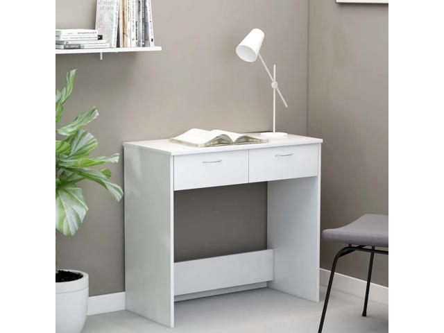Click here for vidaXL Desk White 31.5 Chipboard Home Office Study... prices