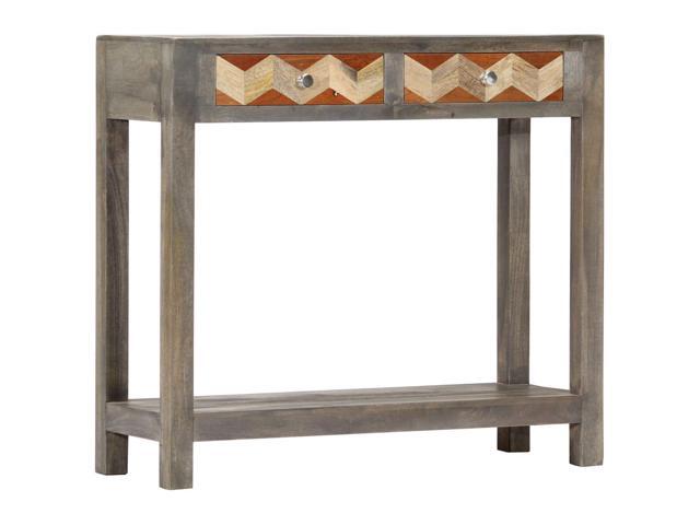 Click here for vidaXL Console Table Grey Solid mango wood 33.9 x... prices