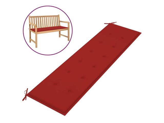 Click here for Garden Bench Cushion Red 70.9x19.7x1.2 Oxford Fabr... prices