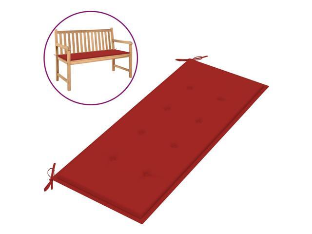 Click here for vidaXL Garden Bench Cushion Red 120x50x4 cm Oxford... prices
