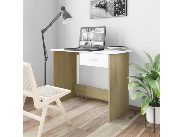 Click here for vidaXL Desk Computer Desk Home Office Desk White a... prices