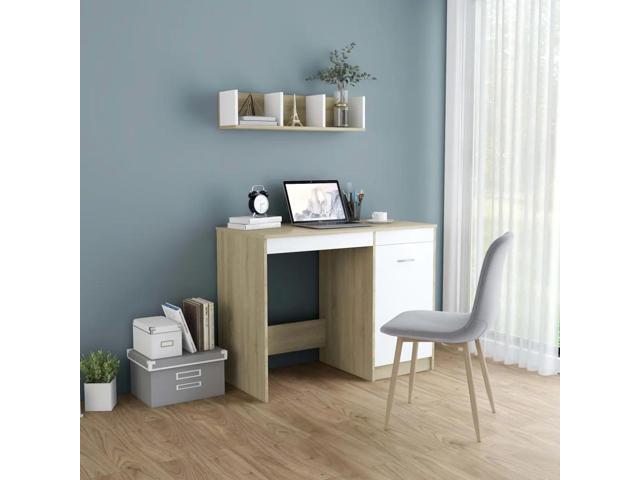 Click here for vidaXL Desk Computer Desk Home Office Desk White a... prices