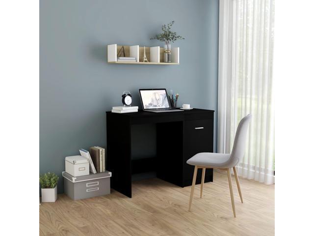 Click here for vidaXL Desk Black Engineered Wood Computer Laptop... prices
