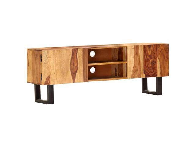 Click here for vidaXL TV Cabinet Brown Solid Acacia Wood 51.2x11.... prices
