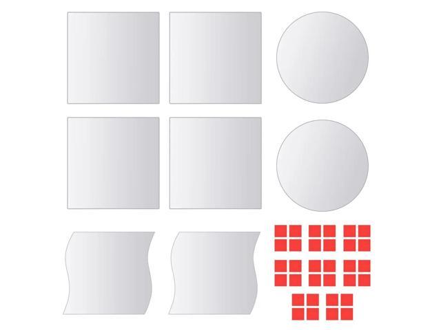 Click here for vidaXL Wall Mirror Set of 8 Transparent Glass prices