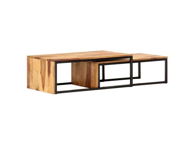 Click here for vidaXL Coffee Table Set of 2 Brown prices
