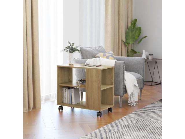 vidaXL Side Table Set 2 Pieces Solid Pinewood Black - Black