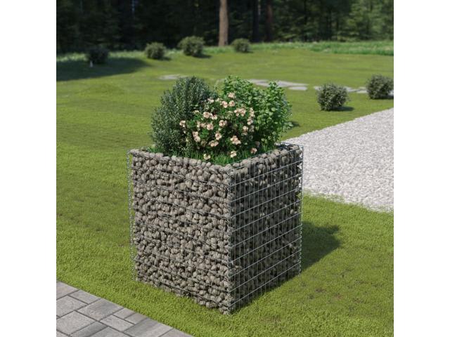 Click here for vidaXL Gabion Raised Bed Galvanized Steel 35.4 Gro... prices