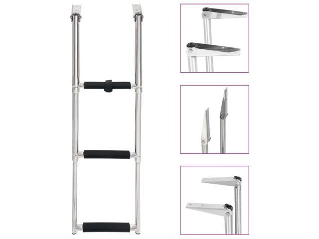 Click here for vidaXL Boat Ladder Folding Boarding Pontoon Boat L... prices