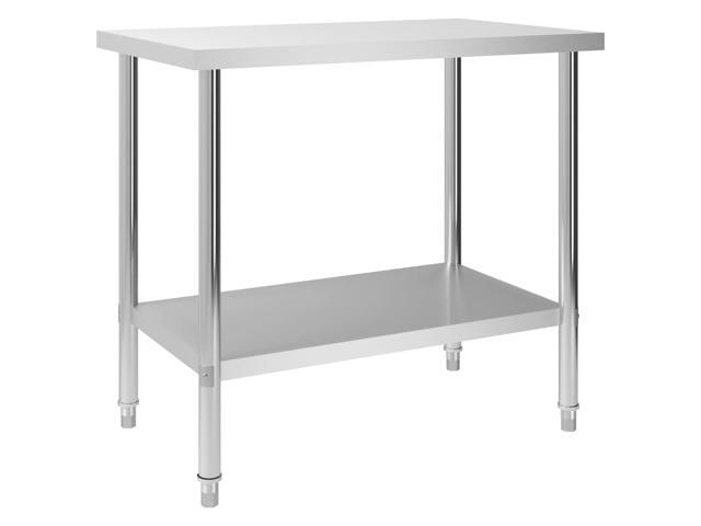 Click here for vidaXL Work Table Stainless Steel Table for Restau... prices