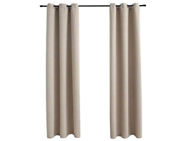 Click here for vidaXL Curtains 2 Pcs Blackout Curtains Window Bli... prices