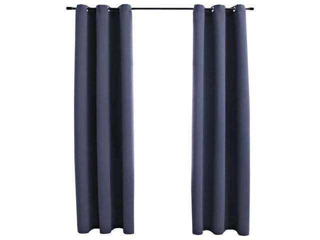 Click here for vidaXL Curtains 2 Pcs Blackout Curtains Window Bli... prices
