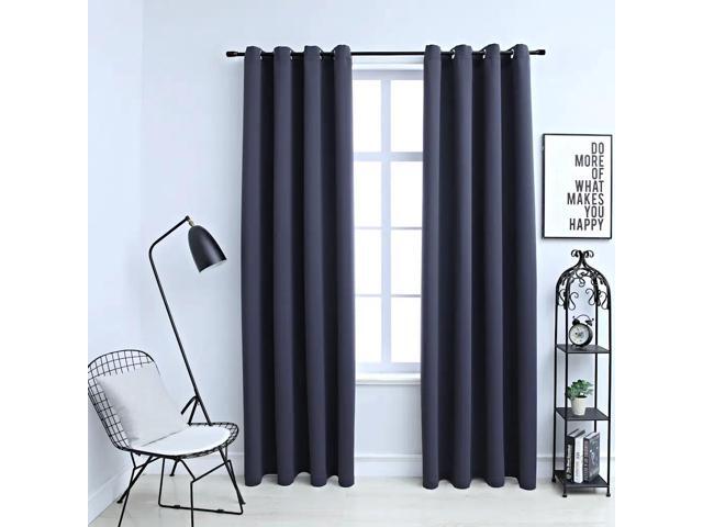 Click here for vidaXL Curtains 2 Pcs Blackout Curtains Window Bli... prices