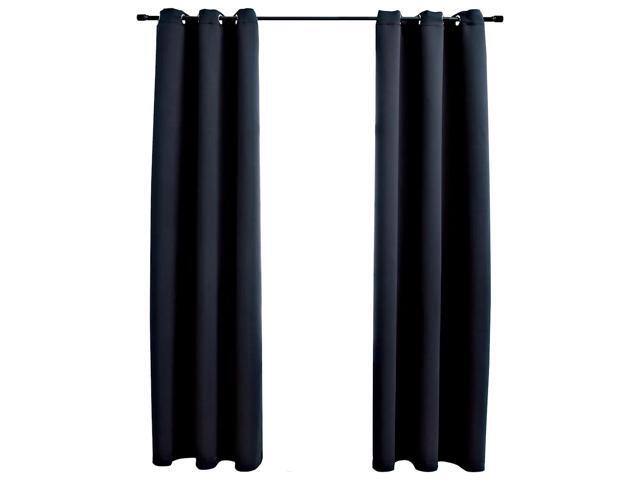 Click here for vidaXL Curtains 2 Pcs Blackout Curtains Window Bli... prices