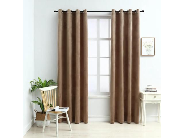 Click here for vidaXL Curtains 2 Pcs Blackout Curtains Window Bli... prices