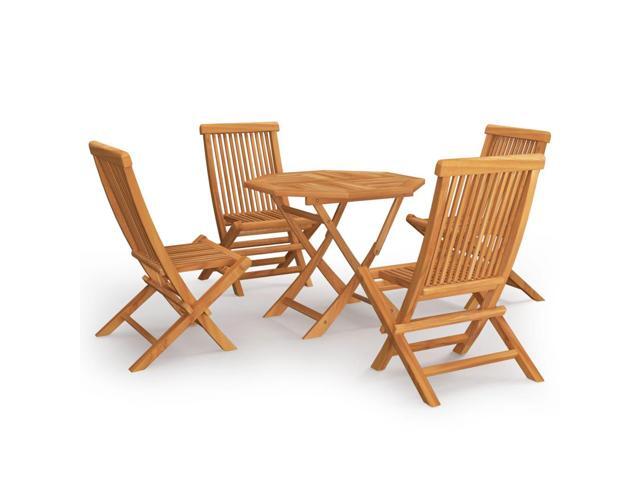 Click here for vidaXL Patio Dining Set 5 Piece Patio Dining Table... prices