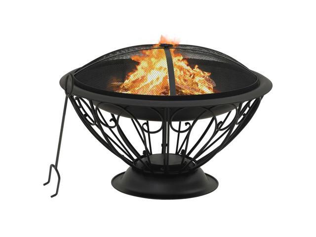Click here for vidaXL Fire Pit Outdoor Fireplace for Camping Fire... prices