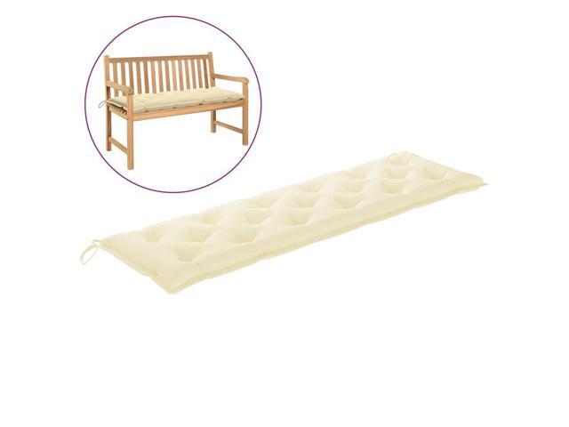 Click here for vidaXL Garden Bench Cushion Cream White 70.9x19.7x... prices