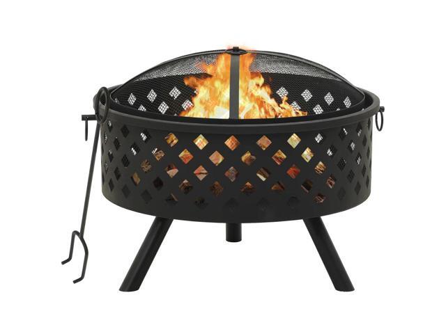 Click here for vidaXL Fire Pit Outdoor Fireplace for Camping Fire... prices