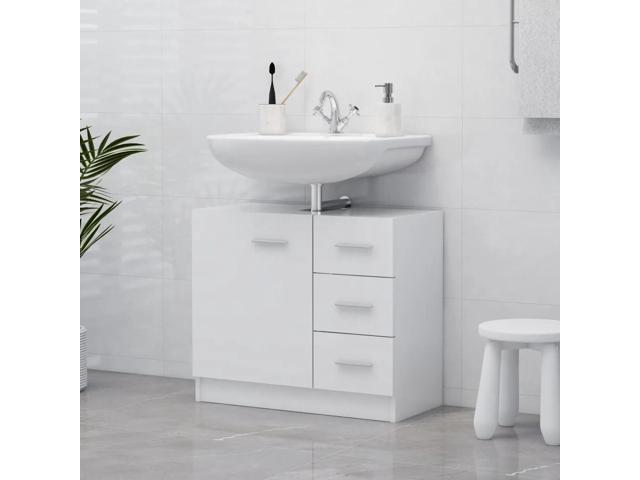 Click here for vidaXL Sink Cabinet White 24.8x11.8x21.3 Engineere... prices